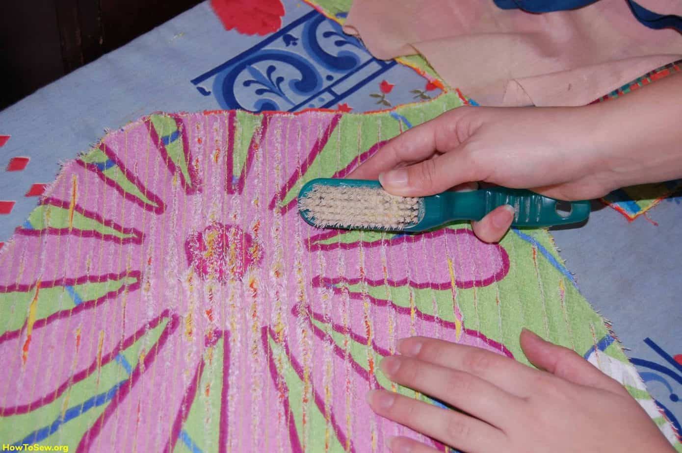 The chenille technique is something amazing - How to Sew